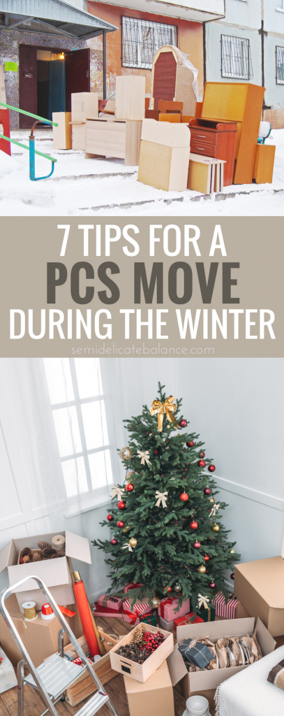 7 Tips for a PCS Move During The Winter - Semi-Delicate Balance